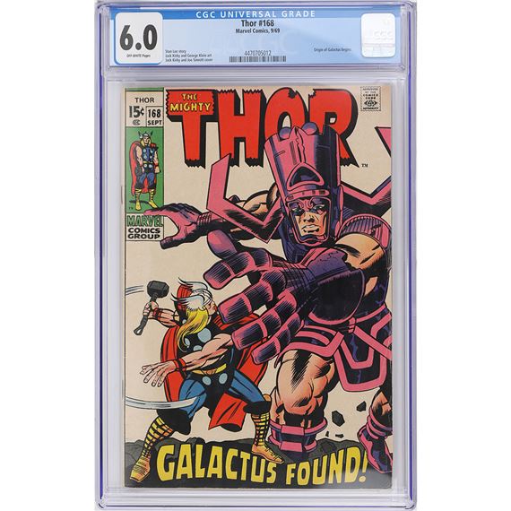 Marvel Comics | Thor #168 Marvel Comics 9/69 CGC 6.0 | MutualArt