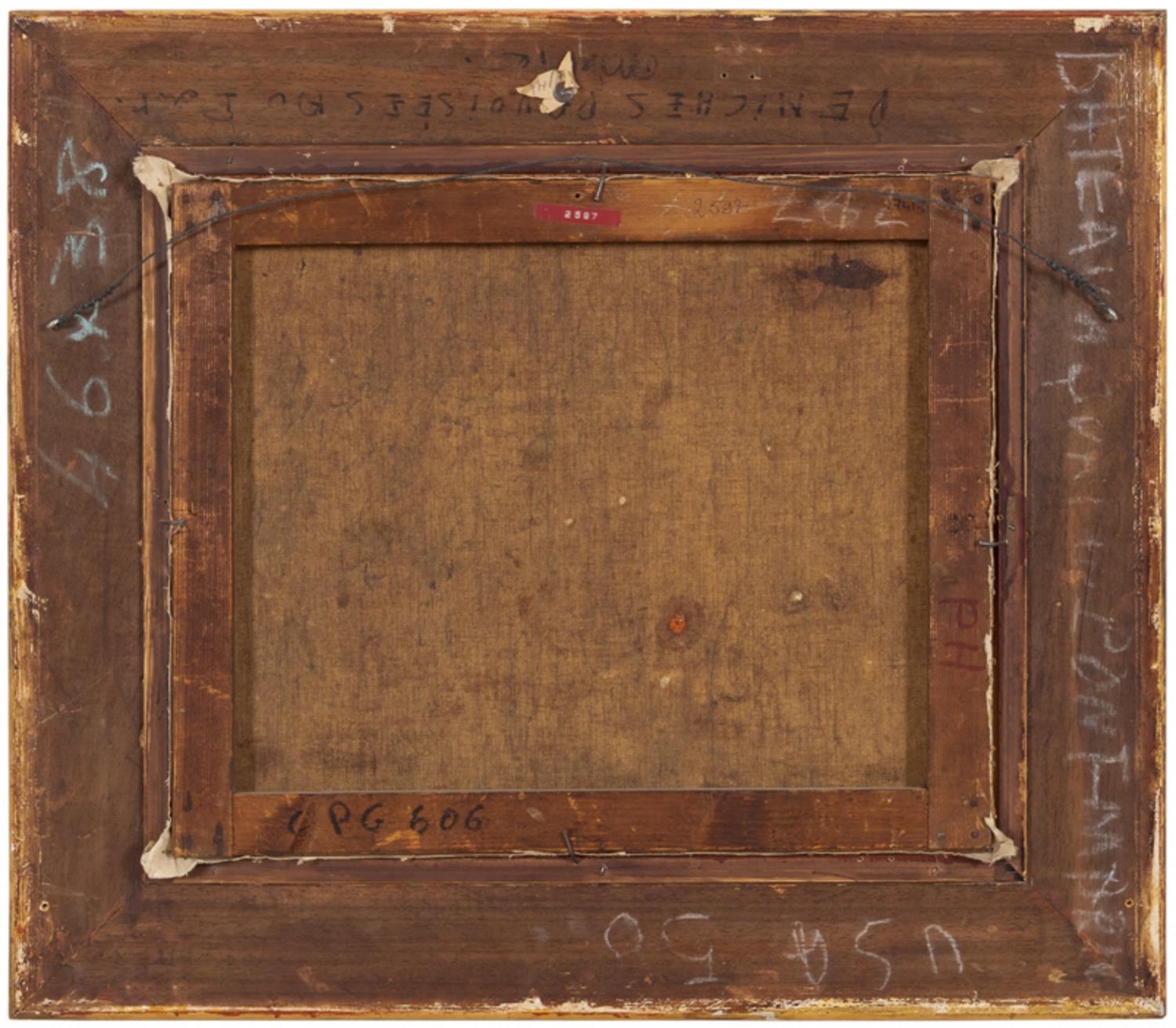 Gustave Madelain | . 'Bateau at Quay Pont Marie' - 1875 (1875) | MutualArt