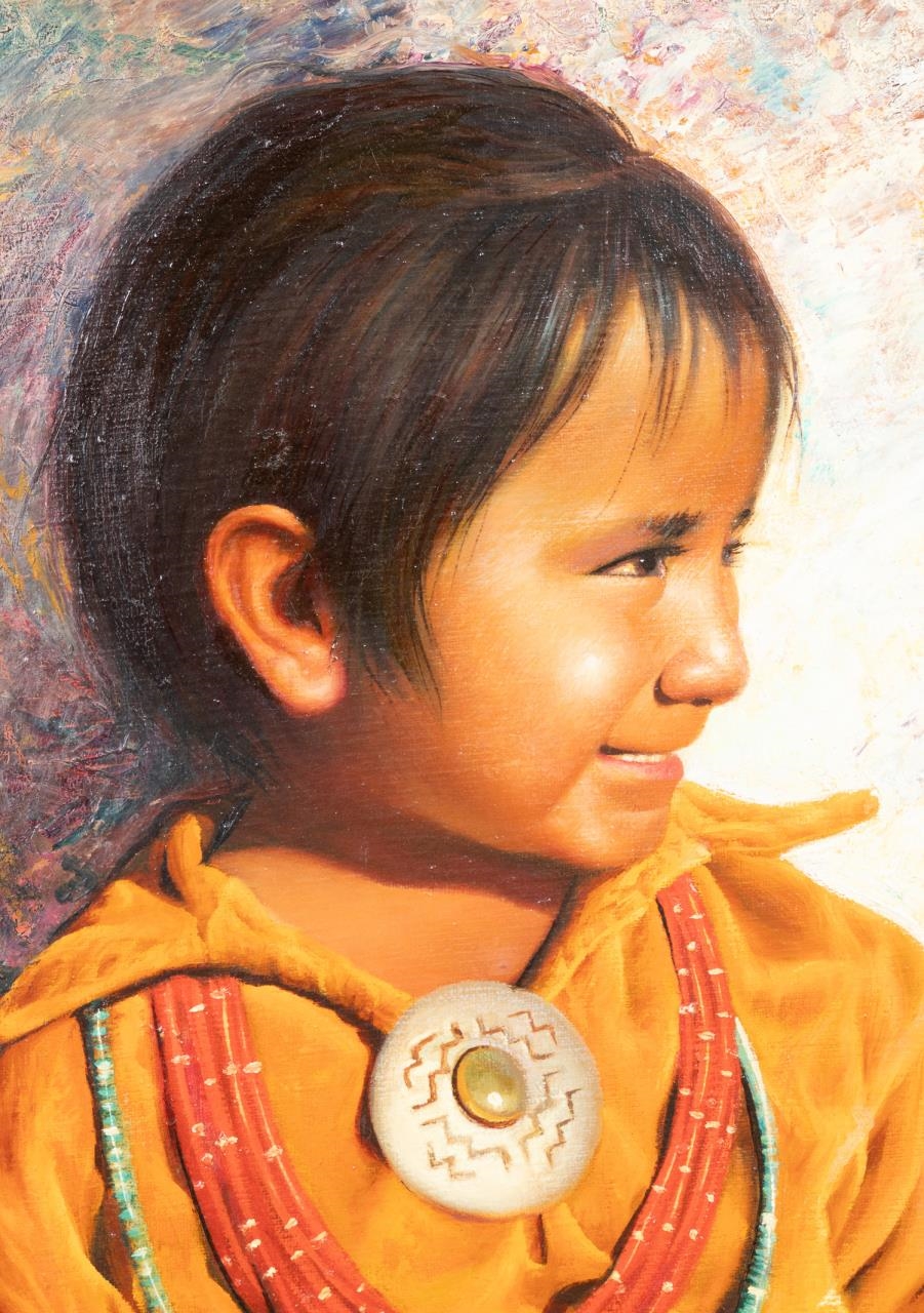 Alfredo Rodriguez | PORTRAIT OF A CHILD OIL ON CANVAS (Circa 1975 ...