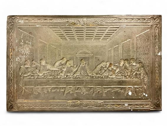 Leonardo da Vinci | Plate for Printing the Last Supper Measures 12.25 ...