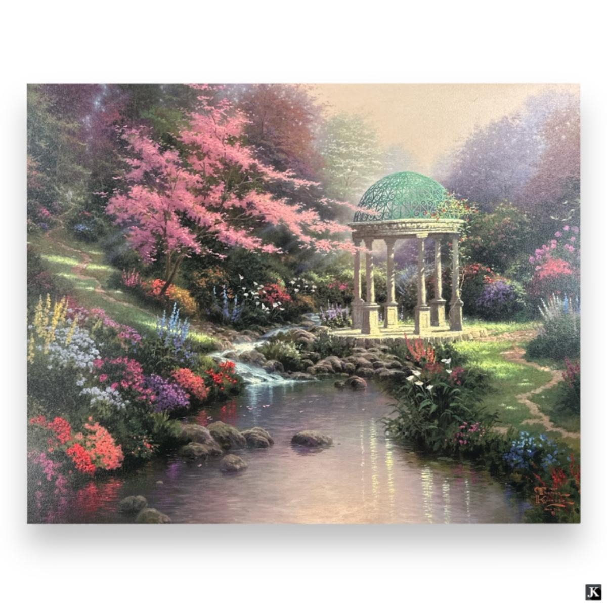 Thomas Kinkade | Pools of Serenity/The Garden of Prayer II | MutualArt