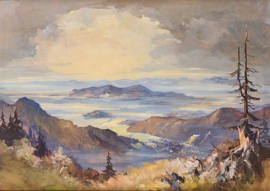 Julius Kibiger | Blick auf Waldkirch | MutualArt