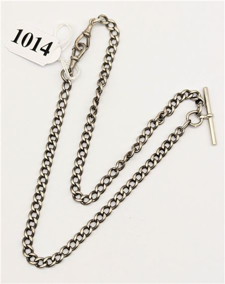 Sterling | ANTIQUE STERLING SILVER FOB CHAIN | MutualArt