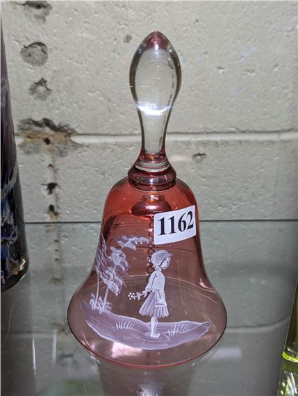Mary Gregory | MARY GREGORY GLASS BELL | MutualArt