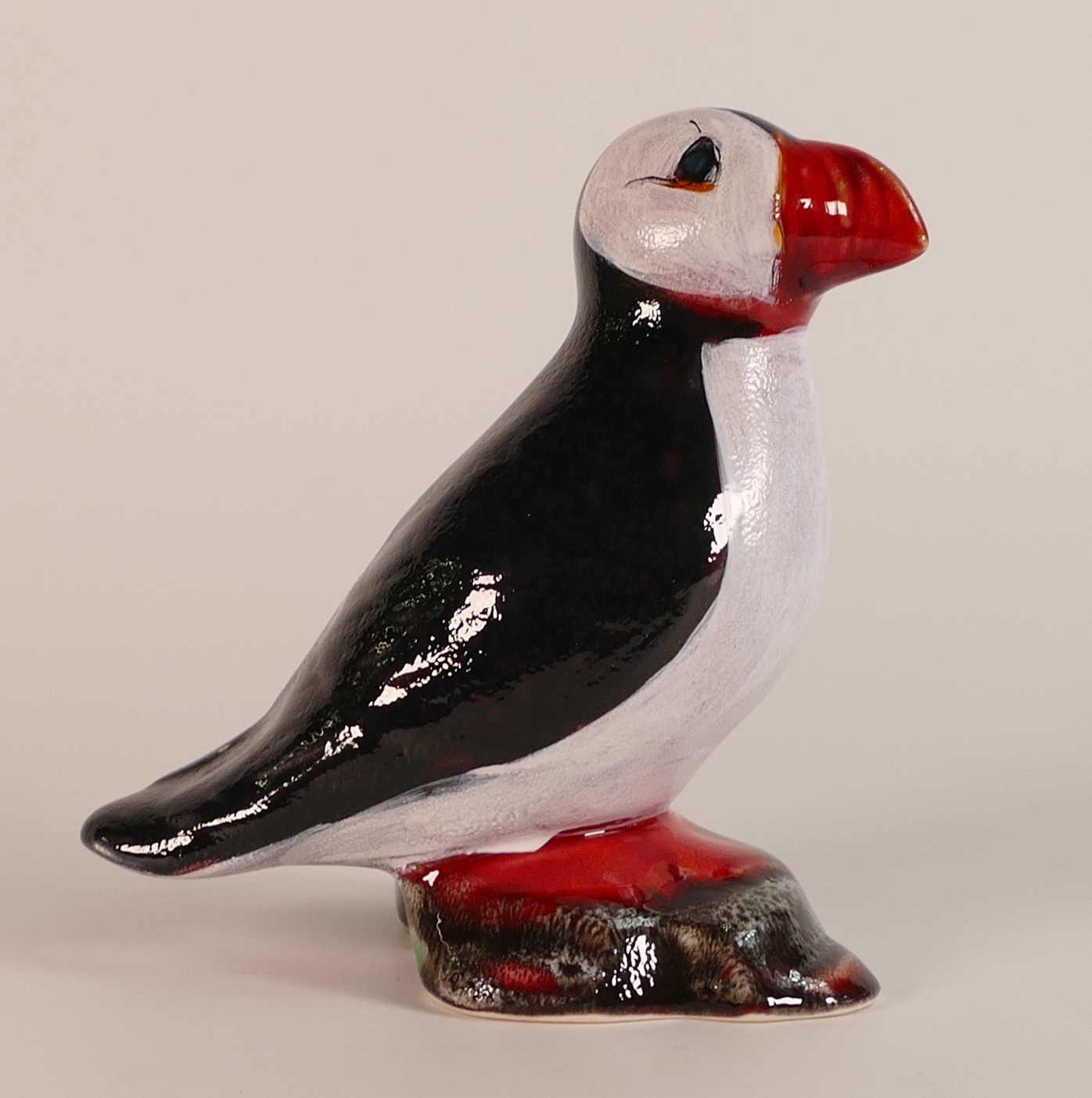 Anita Harris | Anita Harris model of a Puffin figure reactive glazes ...