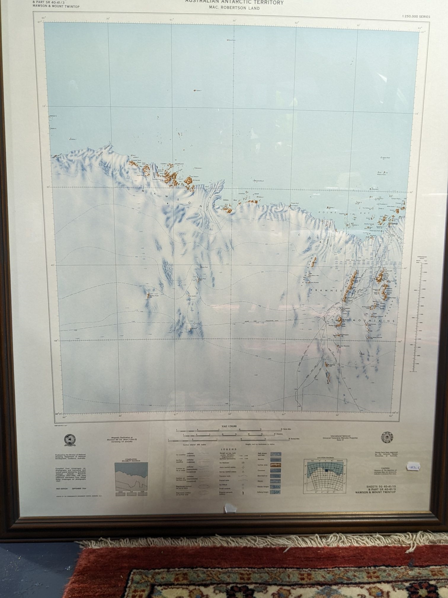 Robertson | AUSTRALIAN ANTARCTIC TERRITORY MAP (1964) | MutualArt
