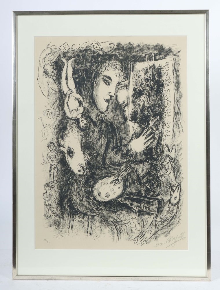 Marc Chagall | L' inspiration, 1976 (1976) | MutualArt