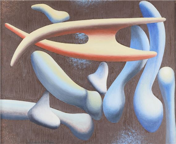 Charles Biederman | Charles Biederman Paris 1937 Painting (37) | MutualArt