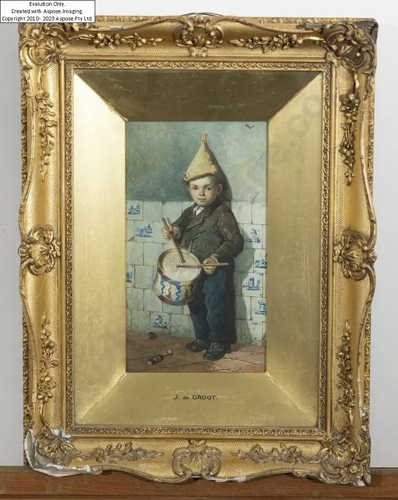 Joseph De Groot | Drummer Boy | MutualArt
