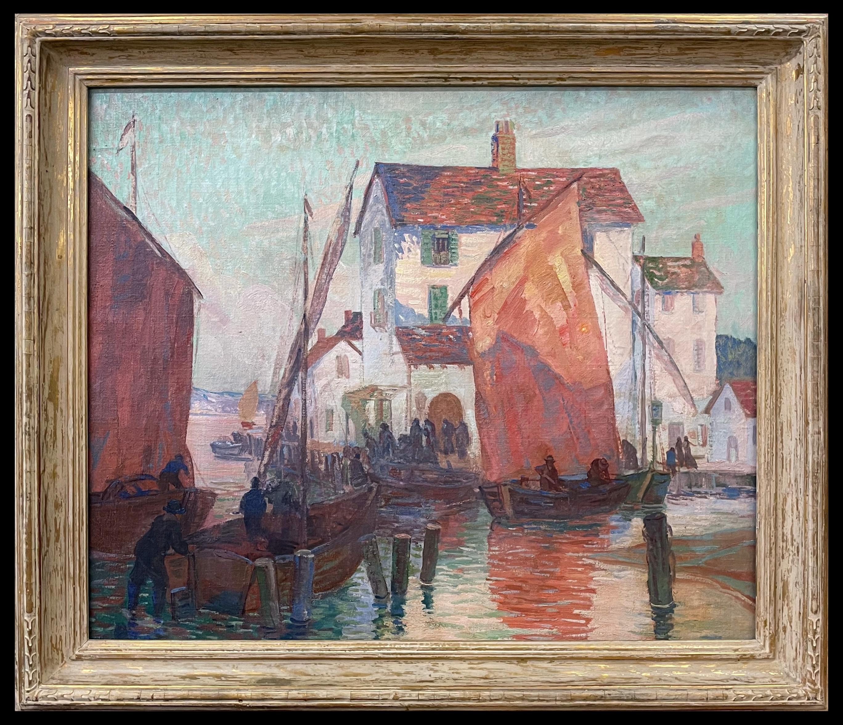 Carl Krafft | Harbor Sunset | MutualArt