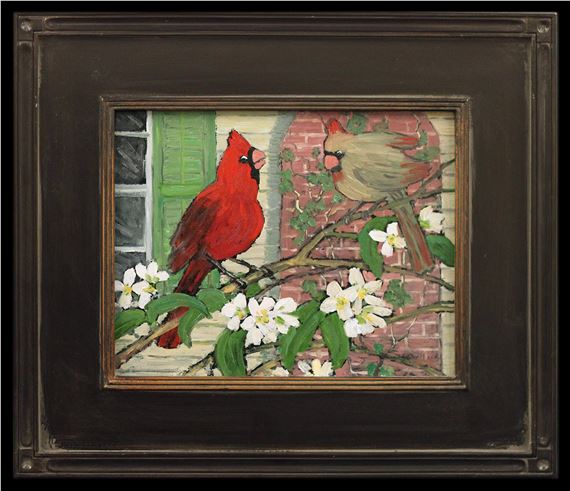 Mary Frances Overbeck | Cardinals at the House | MutualArt