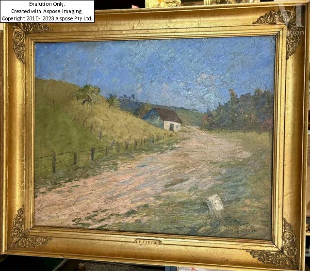 Edouard Febvre | Paysage au chemin | MutualArt