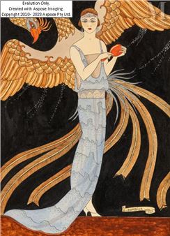 Georges Barbier | The Archer (1914) | MutualArt