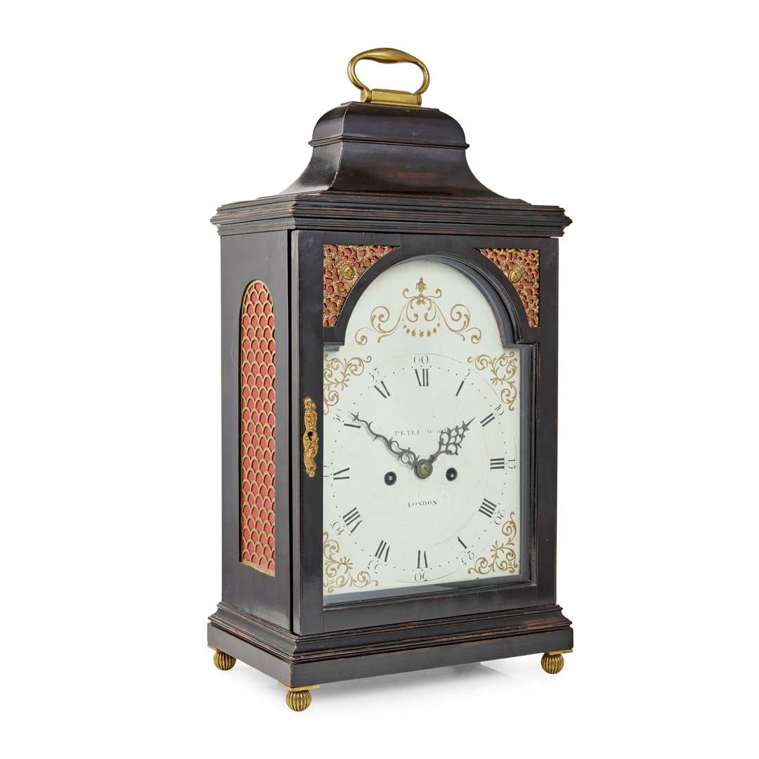Peter Wood | ENGLISH EBONISED REPEATING BRACKET CLOCK, BY PETER WOOD ...