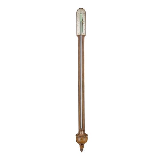John Miller | SCOTTISH GEORGE III MAHOGANY STICK BAROMETER, BY JOHN ...