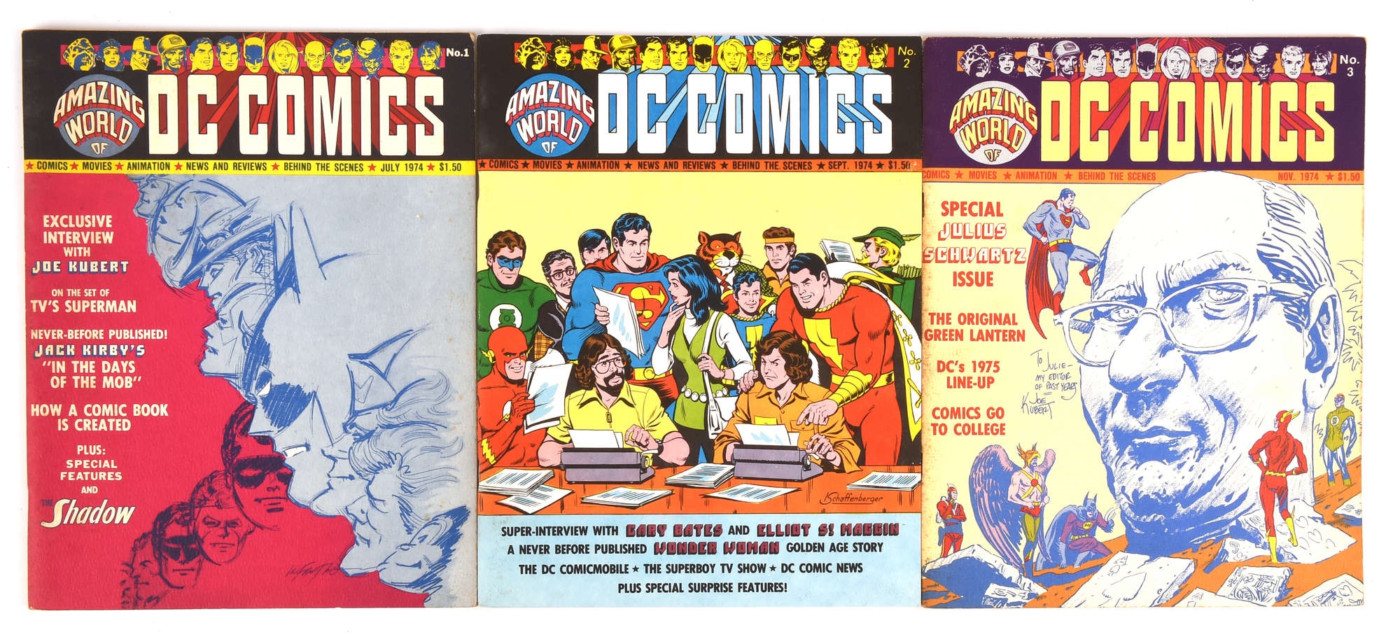 DC Comics | Amazing World of DC Comics: a group of 7 issues including ...