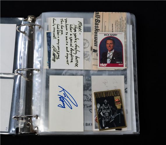 Rick Berry | COLLECTION OF BASKETBALL HALL OF FAME PLAYER AUTOGRAPHS ...