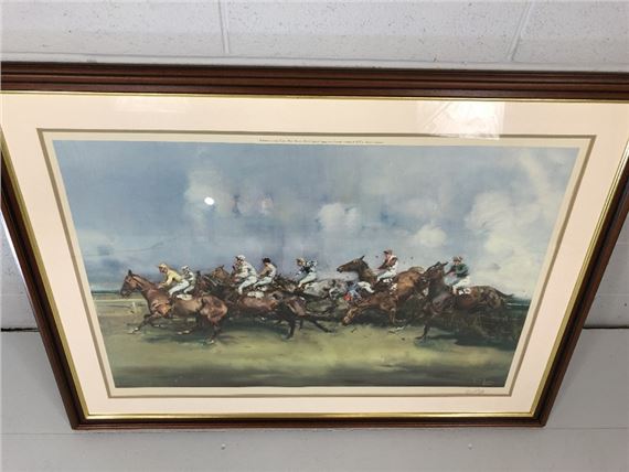 Michael Lyne | MICHAEL LYNE Artist Signed Print. Untitled, framed and ...