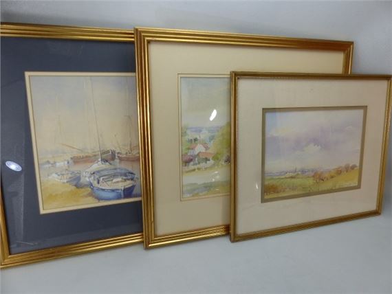 Molly Standing | Three watercolours by MOLLY STANDING, signed lower ...