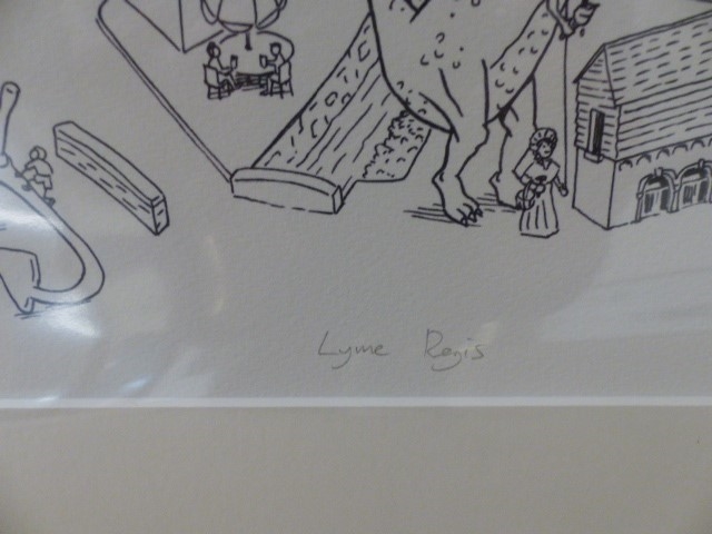 Robinson | RNLI: large pen and ink drawing by Kieth Robinson (local ...