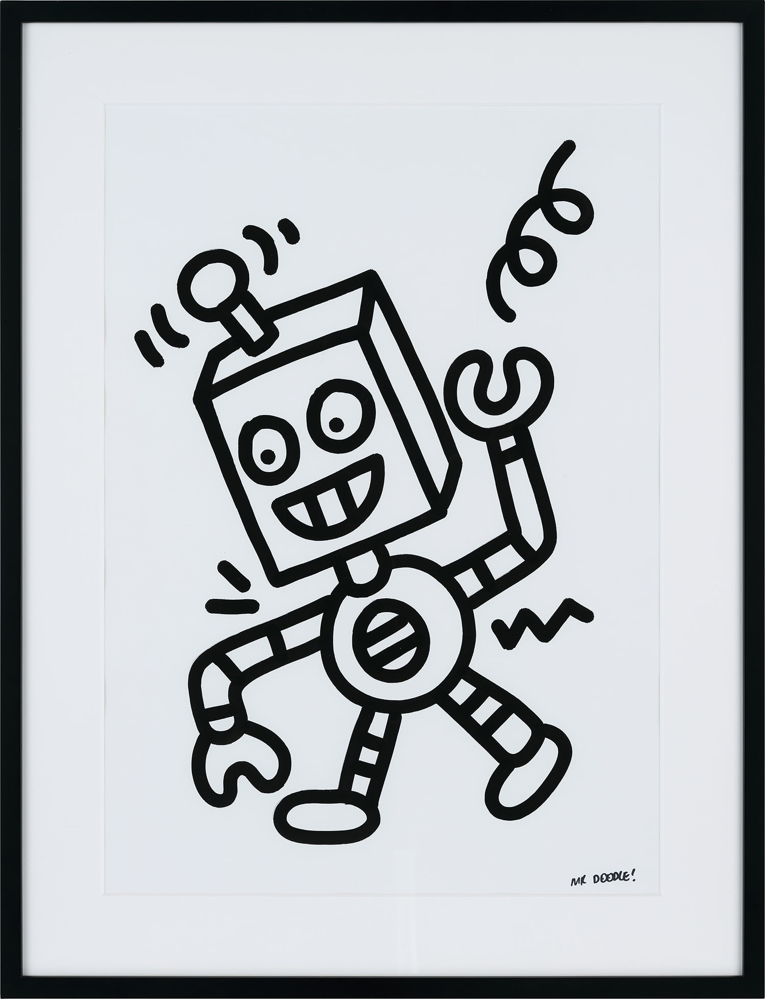 Mr. Doodle | Robot Curls (2018) | MutualArt
