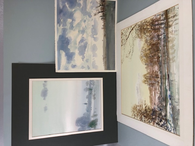 Keith Money | Three unframed water colours of landscapes, signed Keith ...