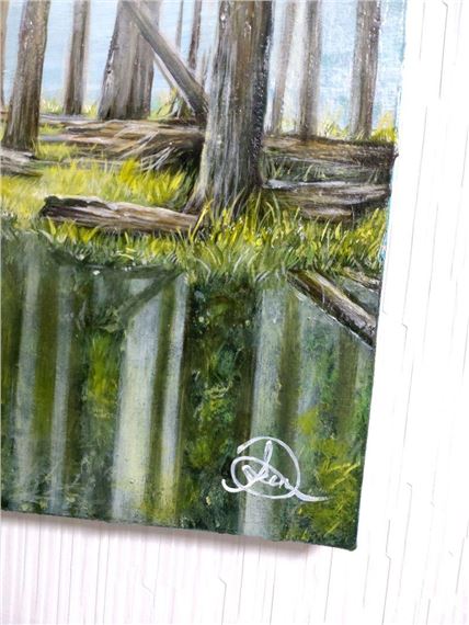 Honjo Sena | Oil painting fantasy landscape painting [white silence ...