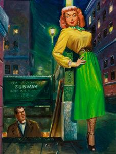 Rudy Nappi | She Had What It Takes paperback cover (1951) | MutualArt
