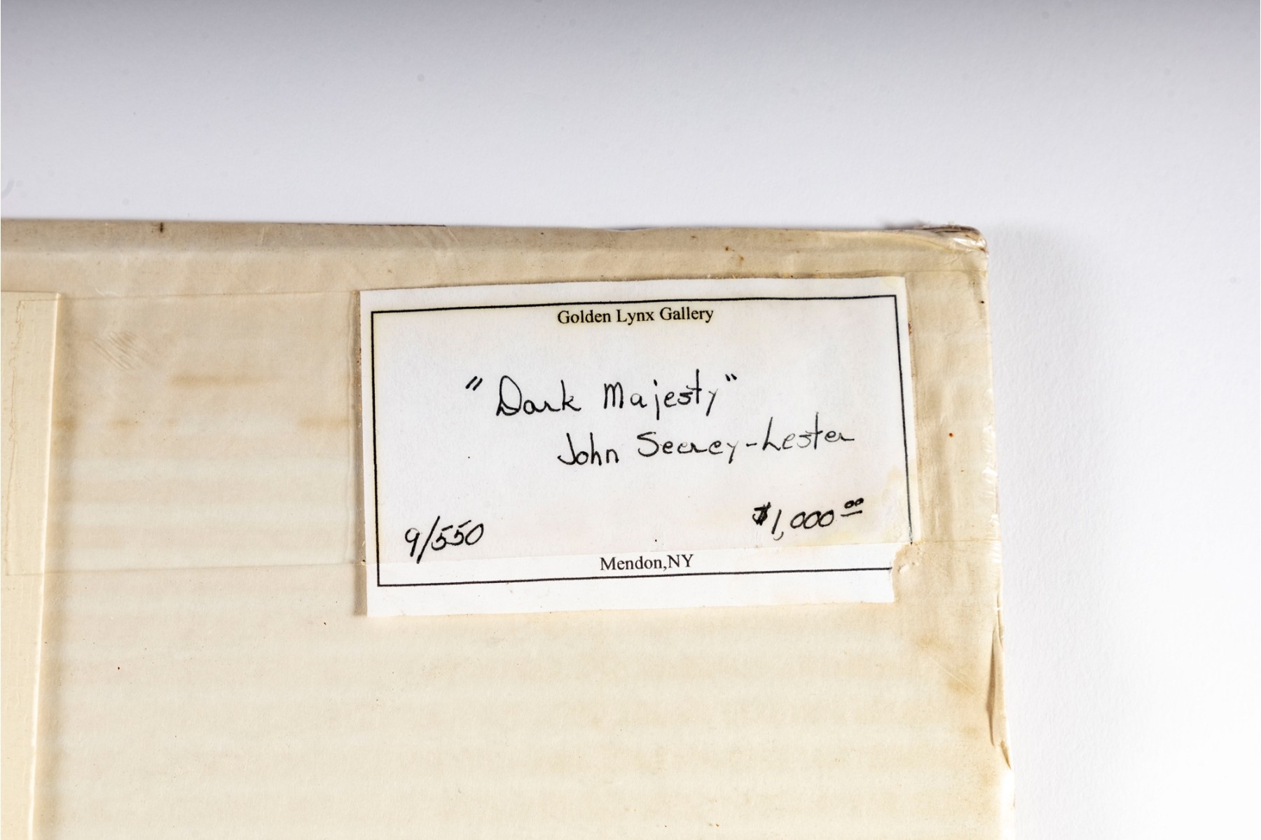 John Seerey-Lester | Carl Brenders And John Seerey-Lester Signed ...