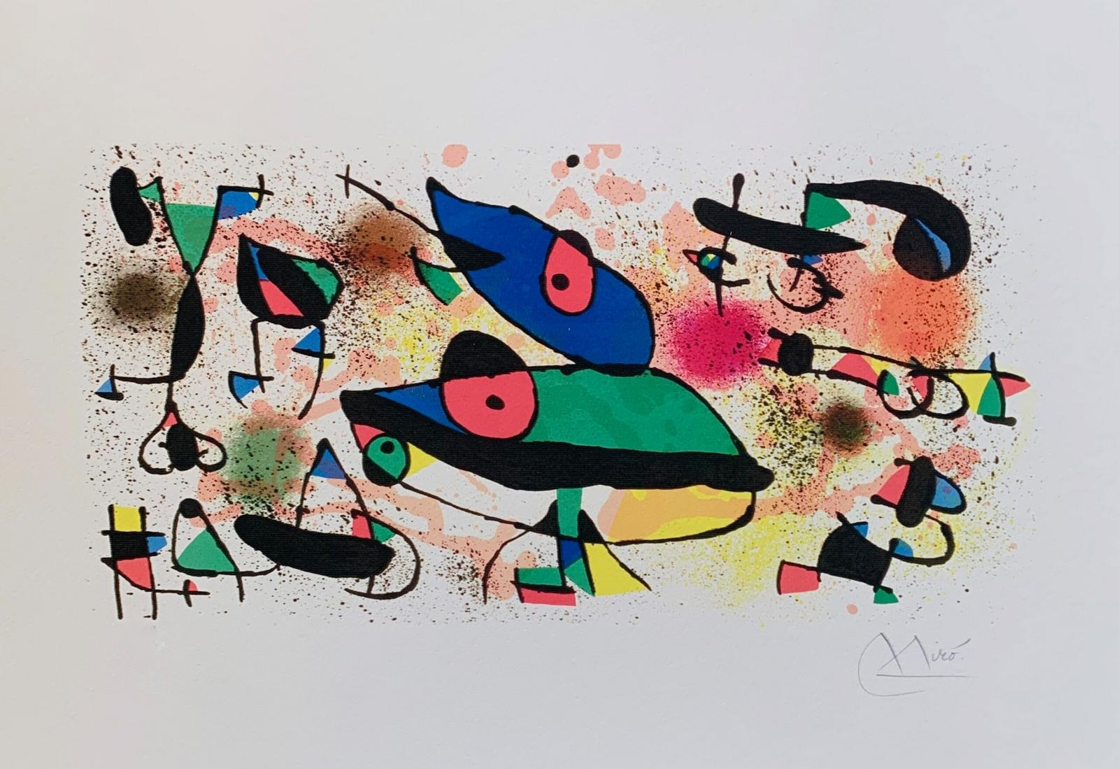 Joan Miró | Singing Fish from Miró Lithographe (1972) | MutualArt