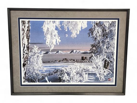 Byron Birdsall | Anchorage Winter | MutualArt