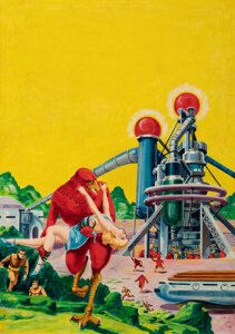 Frank R. Paul | Science Fiction pulp magazine cover (1940) | MutualArt