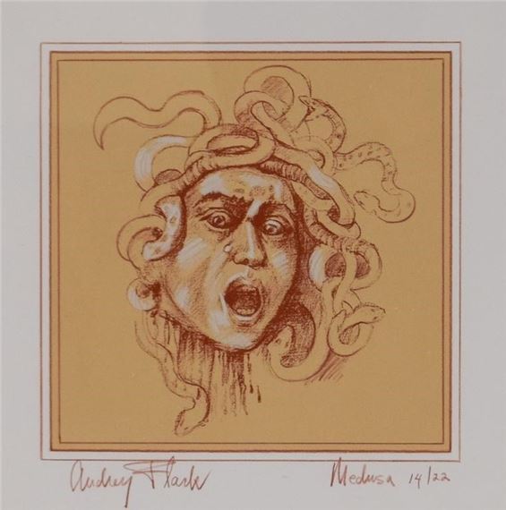 Audrey Flack | Audrey Flack Lithograph Medusa | MutualArt