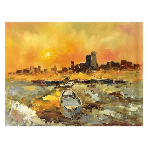 Zahra | Zahra, Original Acrylic Painting (40 x 30) on Canvas, Hand ...