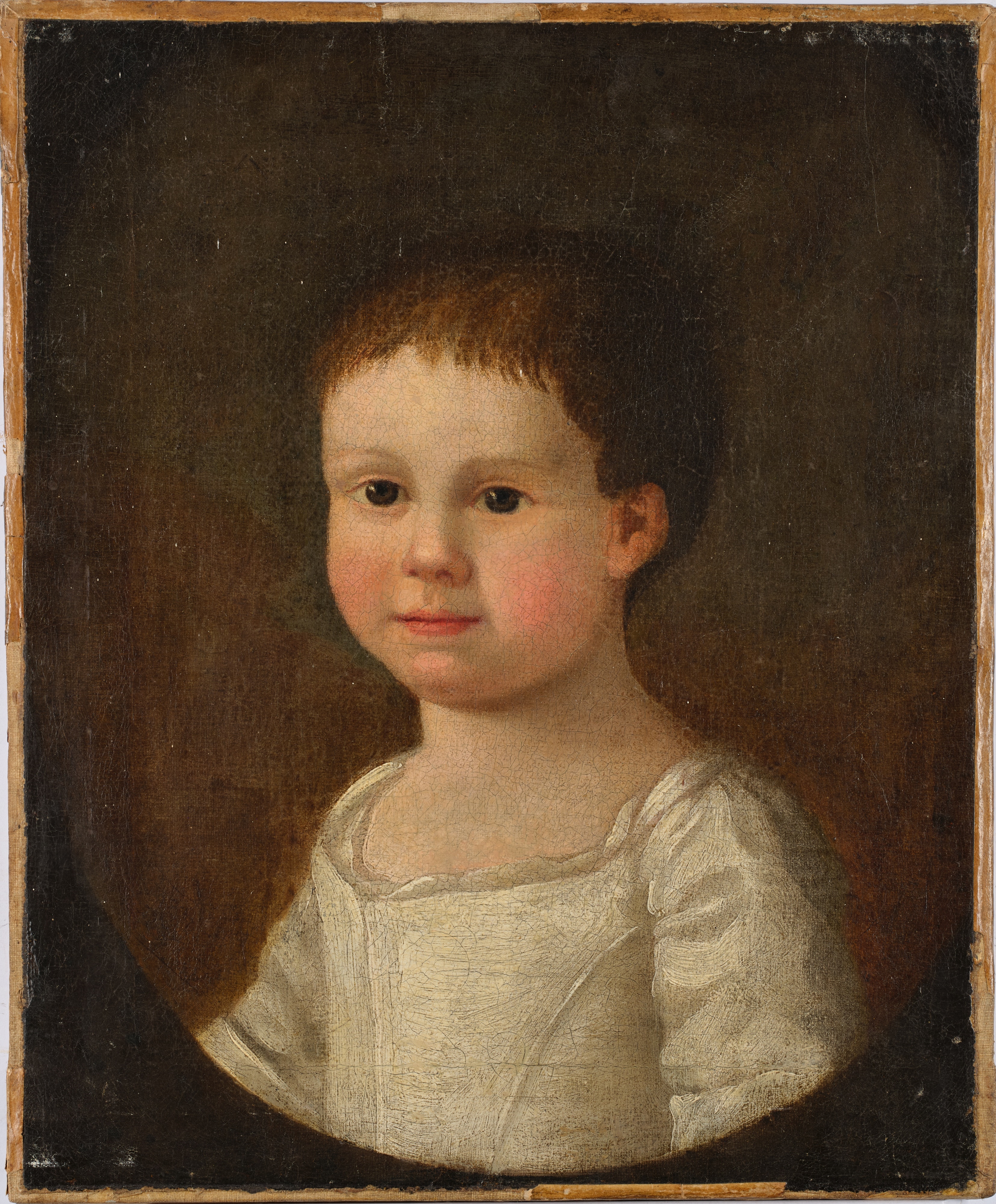 British School, 18th Century | Portrait of a young boy, head and ...
