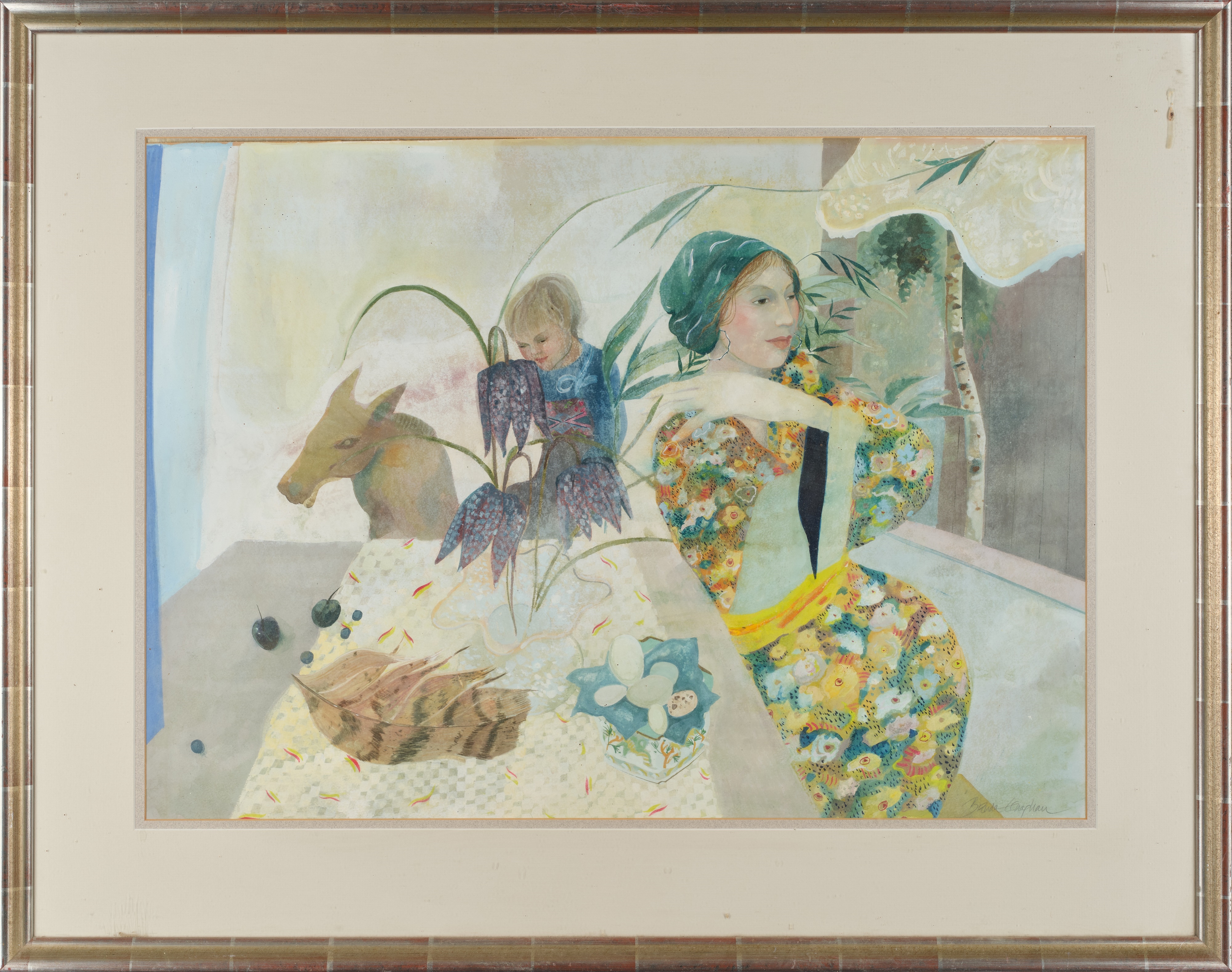 Brenda Lenaghan | Snakehead Lilies and Eagle Eyed Feather (1993 ...
