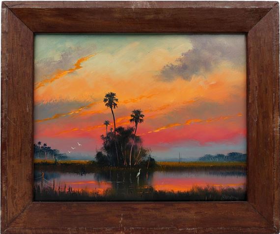Florida Highwaymen | HAROLD NEWTON FLORIDA HIGHWAYMEN COUPLE OF PALMS ...