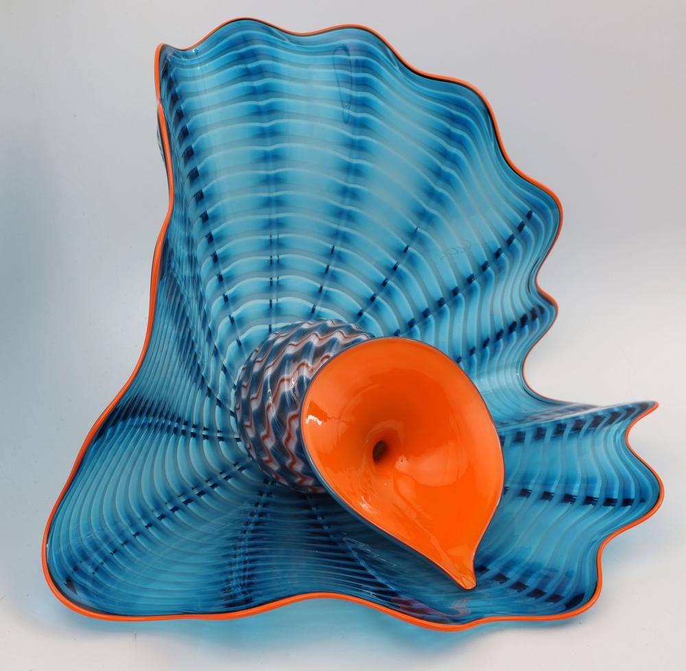 Dale Chihuly | CHIHULY GLASS MAYA BLUE PERSIAN PAIR 2014 | MutualArt