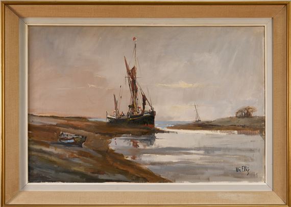 Vic Ellis | Barge Anchored | MutualArt