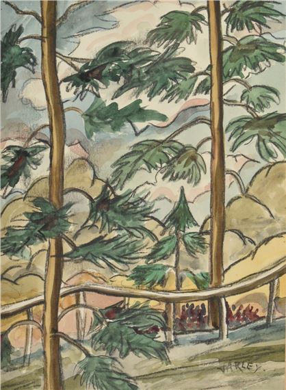 Frederick Horsman Varley | Forest Ranger's Cabin, Lynn Valley (Circa ...