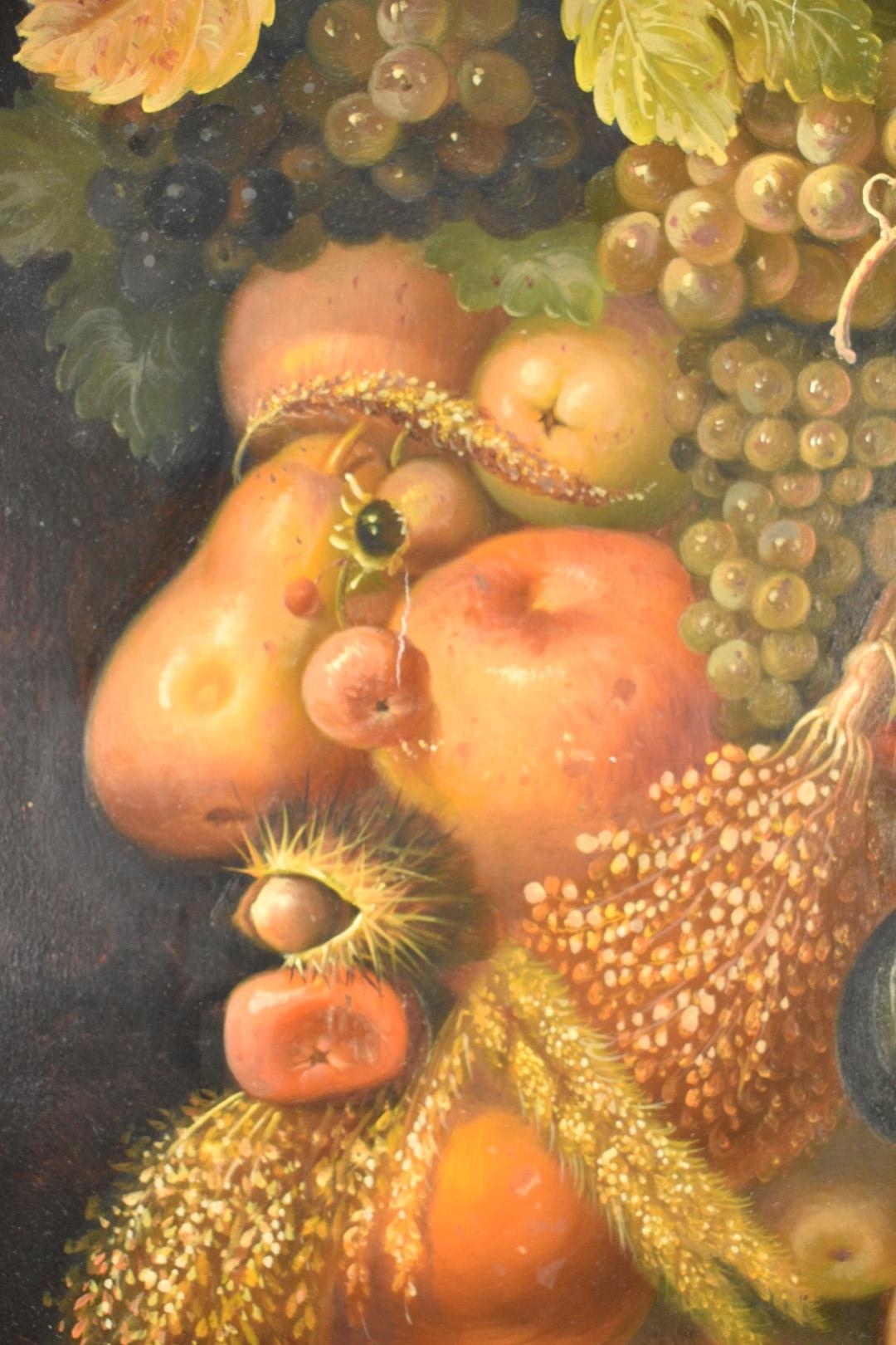 Giuseppe Arcimboldo | Imaginative portrait head made of fruits | MutualArt