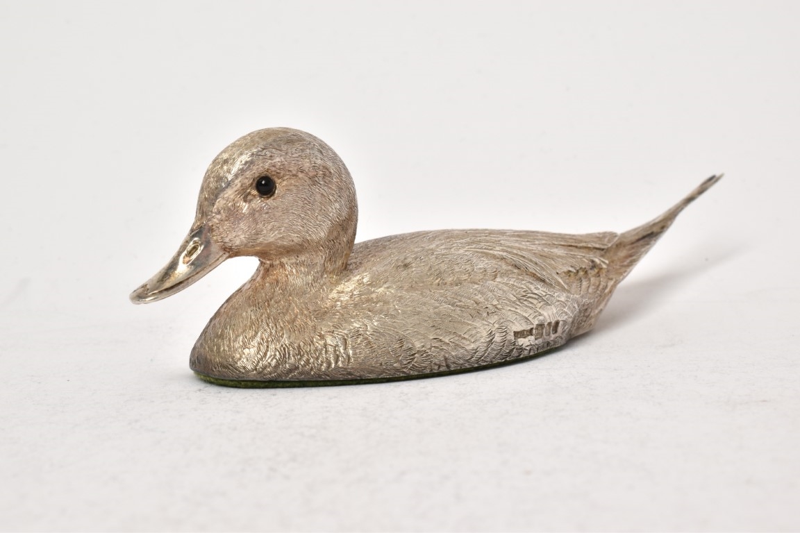 Val Bennett | Silver model of a pintail duck | MutualArt