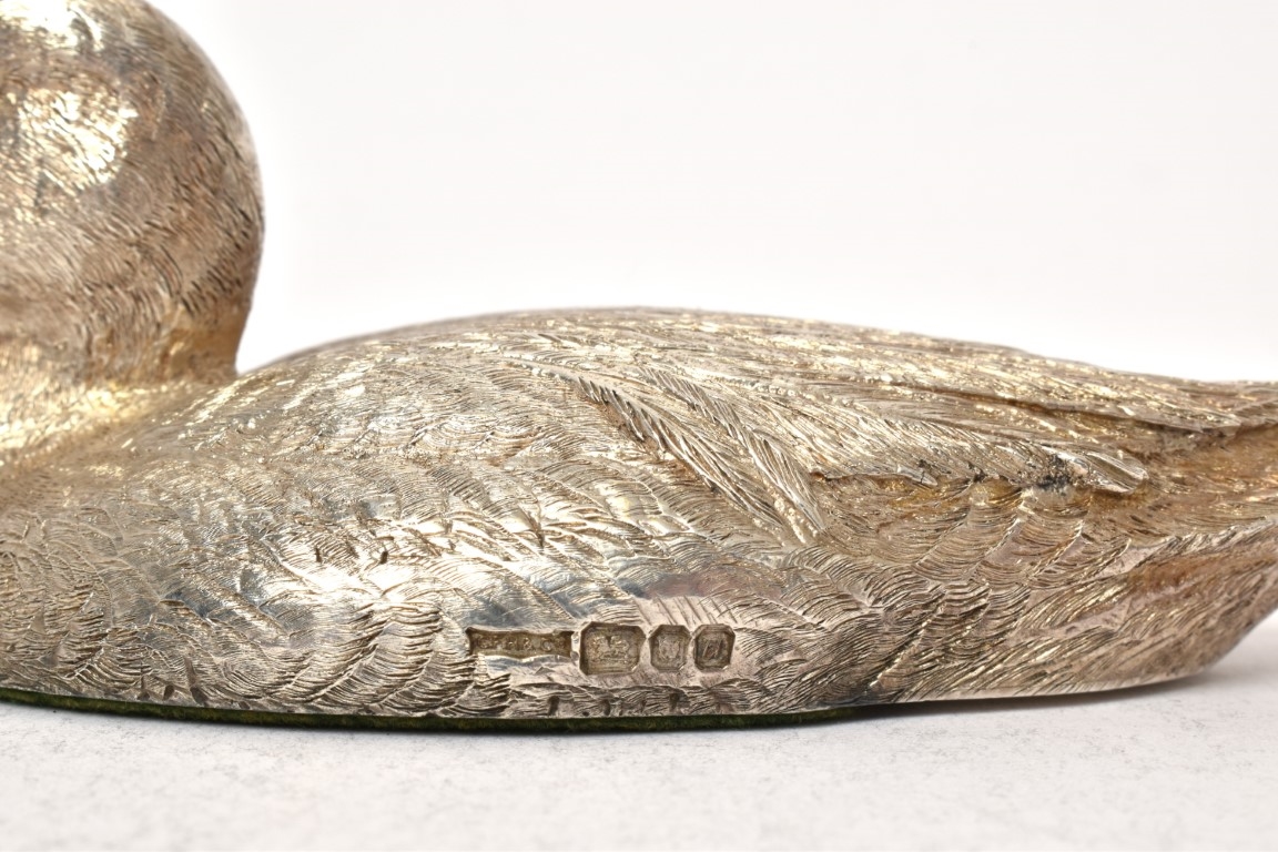 Val Bennett | Silver model of a pintail duck | MutualArt