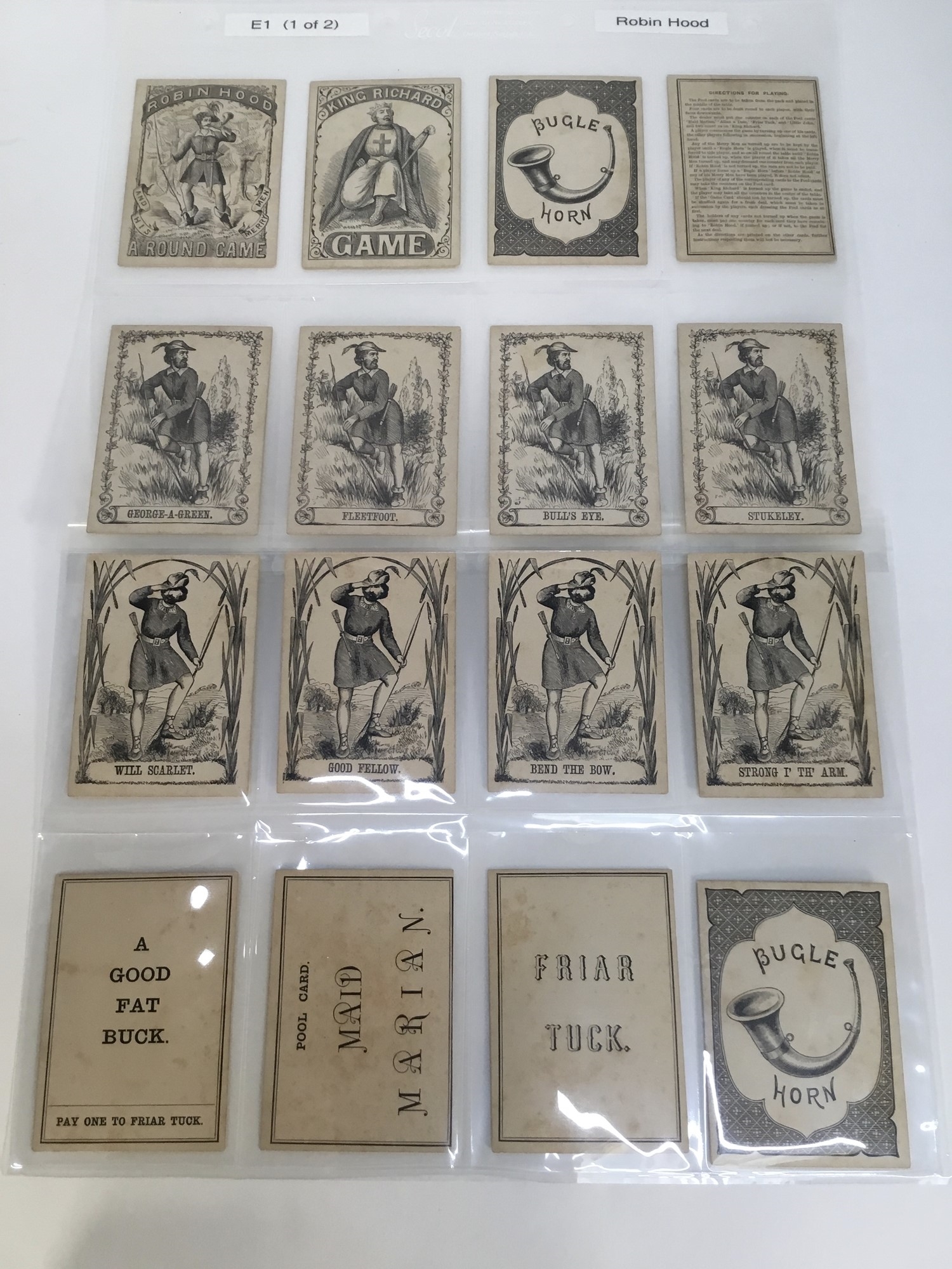 John Thomson | Victorian card game - Robin Hood, from Ogilvy's series ...