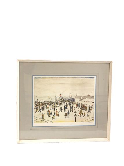 Laurence Stephen Lowry | Ferry Boats. (1972) | MutualArt