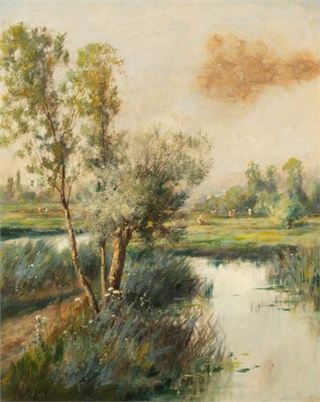 Louis-Aimé Japy | Lake landscape | MutualArt