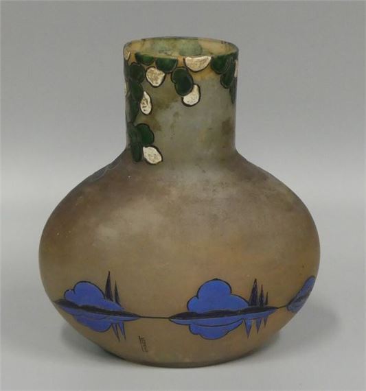 Verrerie de Leune | Verrerie de LEUNE (1861 - 1930) An enameled glass ...
