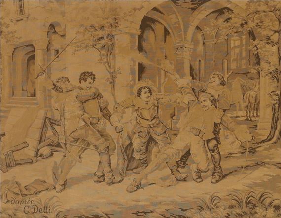 Cesare-Auguste Detti | The Battling Musketeers (20) | MutualArt