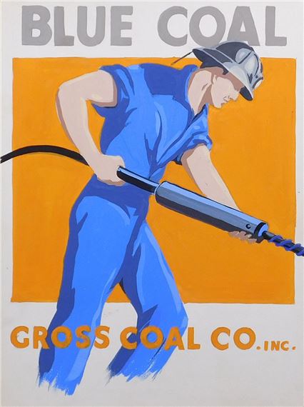 D. J. Gross | Blue Coal (1946) | MutualArt