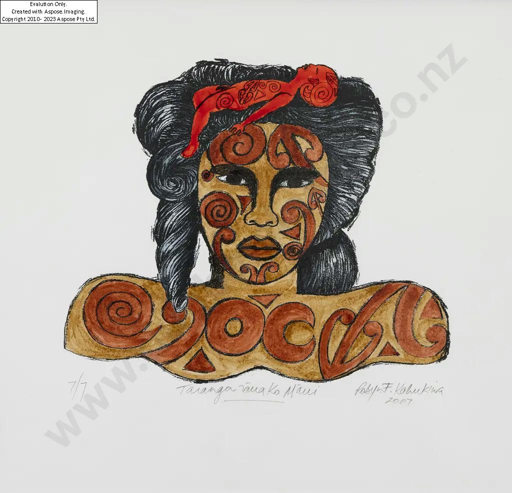 Robyn Kahukiwa | Taianga Rāua Ko Māui | MutualArt